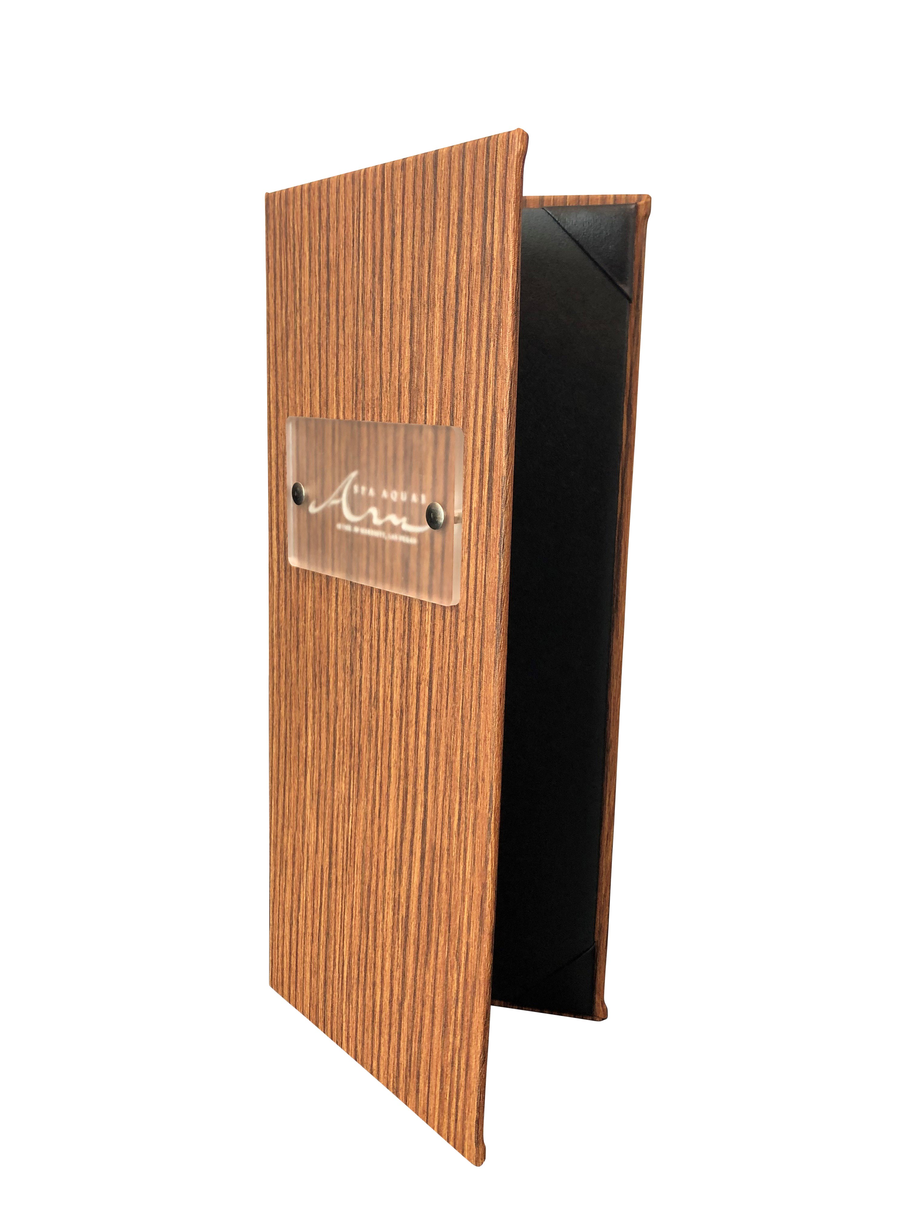Faux Wood Menu Covers | Menu Designs - Menu Covers and More
