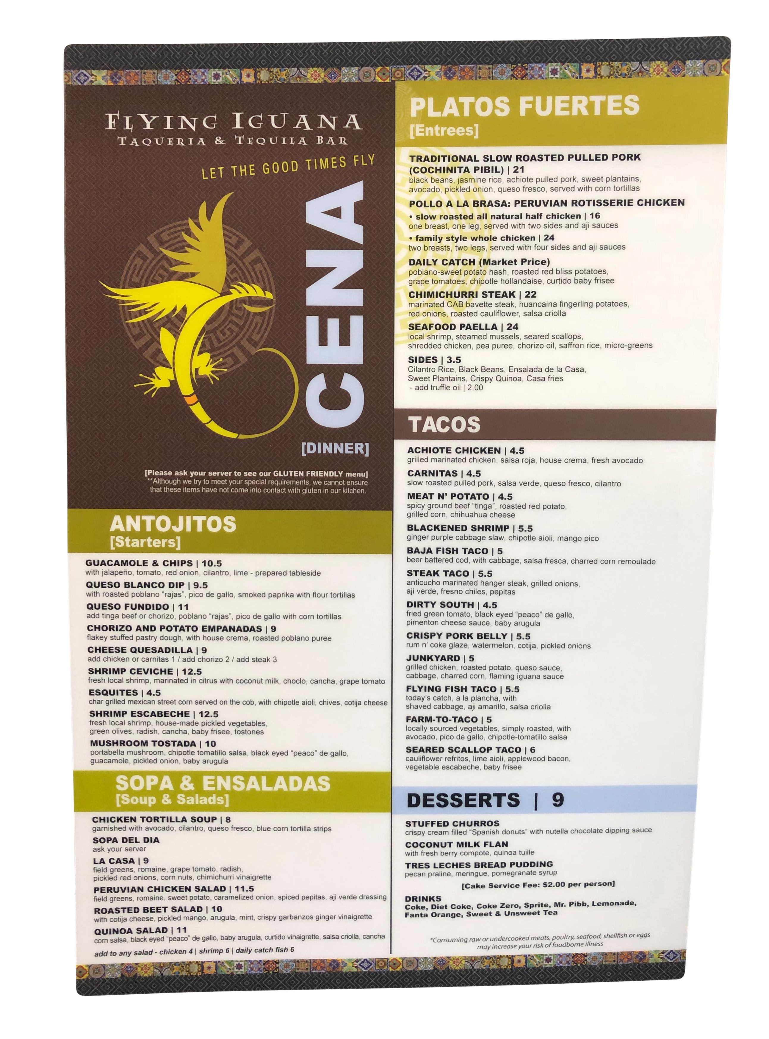 SYNTHETIC | Menu Designs