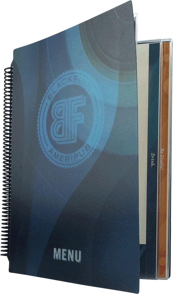 COIL BOUND MENUS | Menu Designs