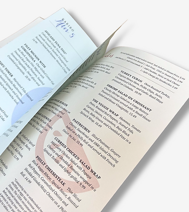 WATERPROOF MENUS | Menu Designs