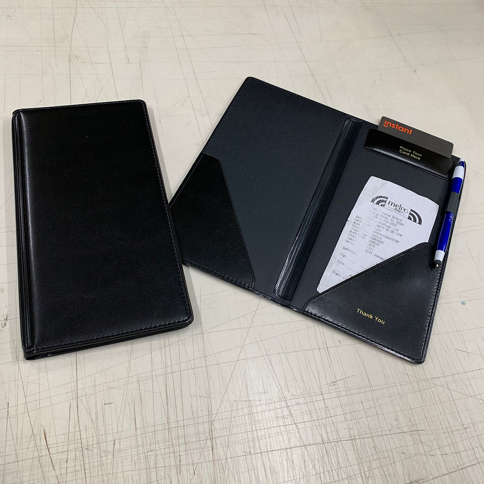 Check Presenters | St. Augustine FL | Menu Designs