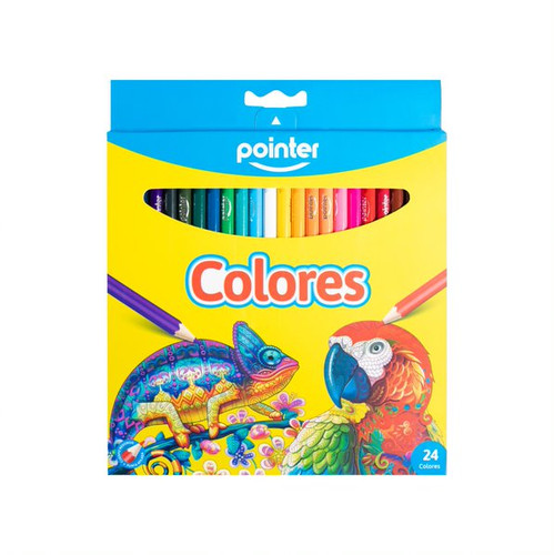 Caja De Colores Lápices 24 Unidades Para Niños | Jugando y Educando