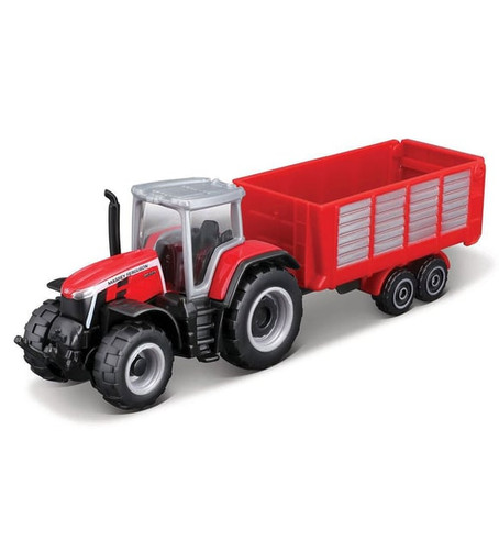 Tractor a escala Massey Ferguson Rojo | Jugando y Educando