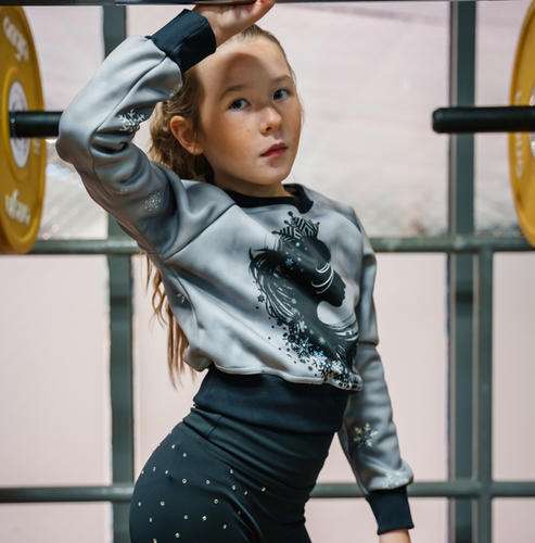 Princess Cropped Sweater Ice Queen By Suzi Murray | Frozen Couture