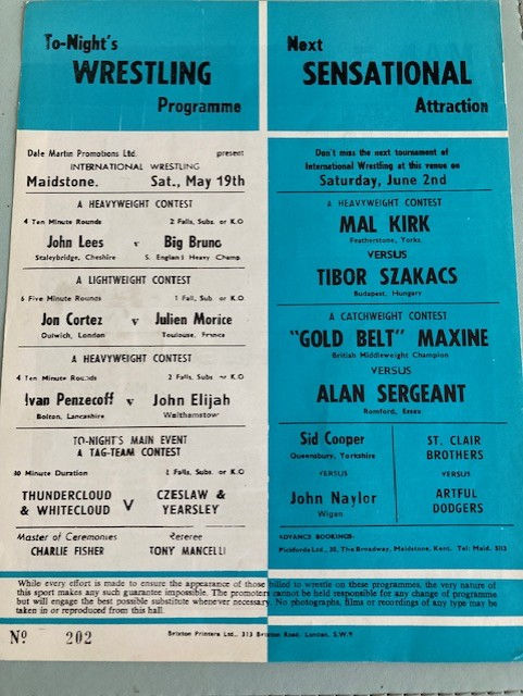 POSTER DATED FOR NEWSLETTER-19TH MAY!! | Talkwrestling