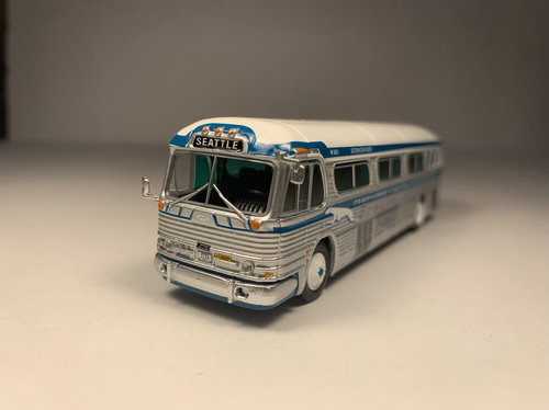 87-0298 / CUSTOM 1:87 GM PD4104 Greyhound “SEATTLE” Freedom Riders ...