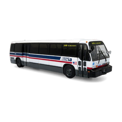 87-0400 / 1:87 TMC RTS Transit bus CTA 145 Chicago Transit Authority ...