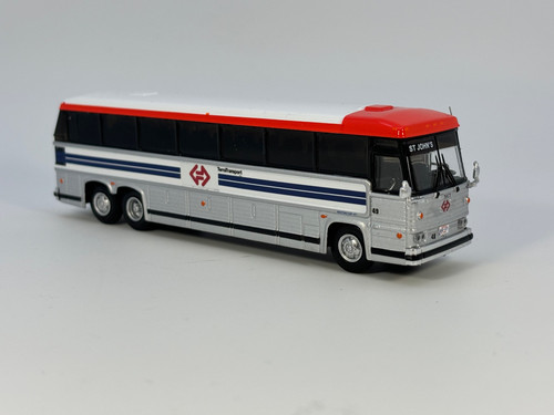 87-0323 *CUSTOM* 1:87 MCI MC-9 Terra Transport #45 lettered "ST JOHN'S ...