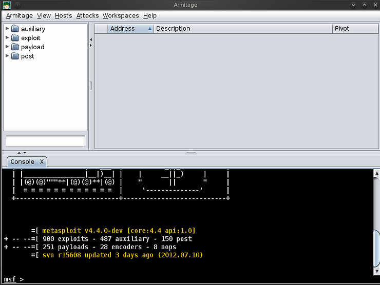 Armitage — Metasploit Made Easy