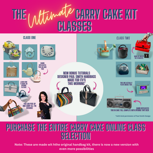 ultimate carry cake class back catalogue | Dinkydoodle Designs