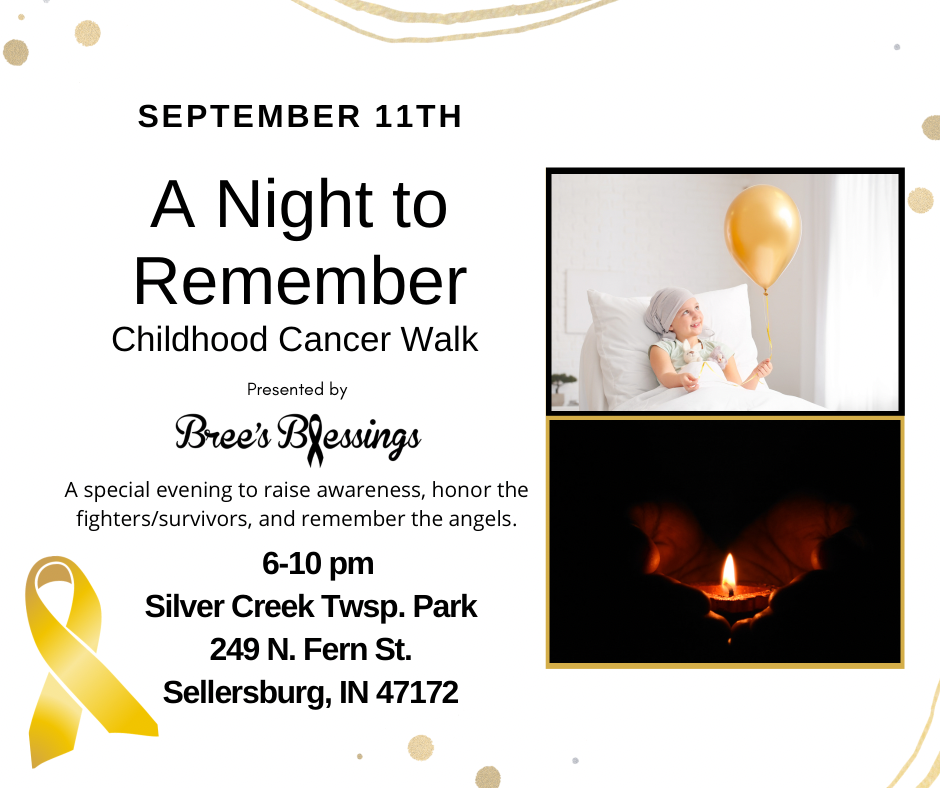 2nd Annual "A Night to Remember" Childhood Cancer Walk | Bree's Blessings