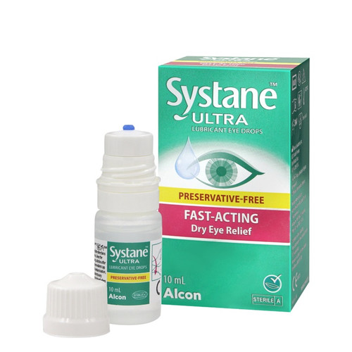 Alcon Systane Ultra MDPF Lubricant Eye Drops 10ml/ Alcon Systane適然高清滋潤 ...