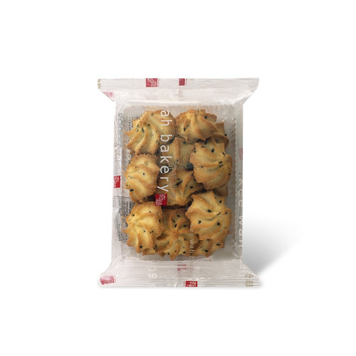 Kee Wah Bakery Black Sesame Egg Albumen Cookies (90g) / 奇華 黑芝麻蛋白曲奇 (90克 ...