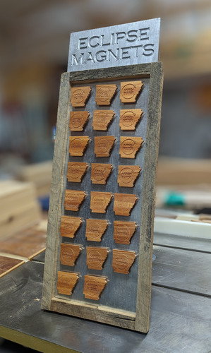 Souvenir Eclipse Magnets | Excalibur WoodWorks