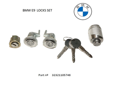 BMW E9 Locks set 32321105748 | Retro Classic Spares