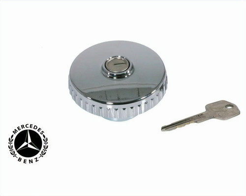 Mercedes chrome fuel cap w110 w111 w113 w121 0004712030 | Retro Classic ...