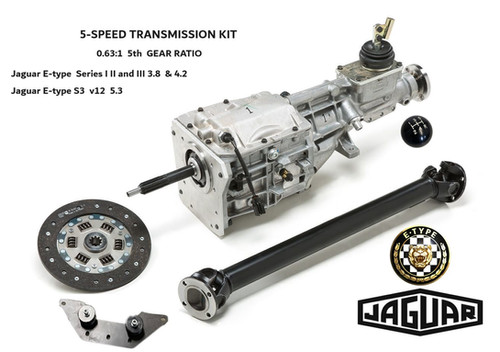 Jaguar E-type 5 Speed transmission kit Jaguar 3.8, 4.3 v12 5.3 complete ...