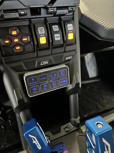 Can-Am X3 Switch Pros 9100 Start Button Mount | Reed Made Speed