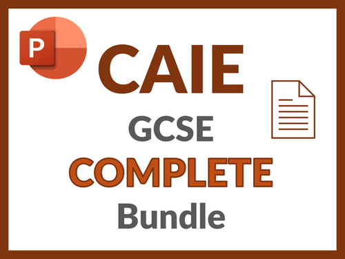 CAIE IGCSE Complete Bundle (0620) | chemcatalyst