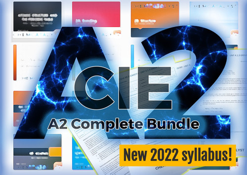 CIE A2 Complete Bundle | chemcatalyst