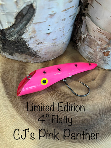 Limited Edition 4” Flatty Kokanee Killer CJ’s Pink Panther | Fishinator ...