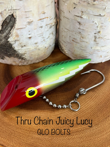 Thru Chain Juicy Lucy GLO BOLTS | Fishinator Lures