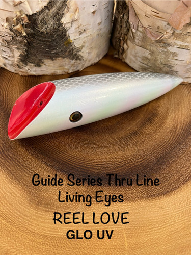 Guide Series Thru Line Living Eyes REEL LOVE Glo Uv | Fishinator Lures