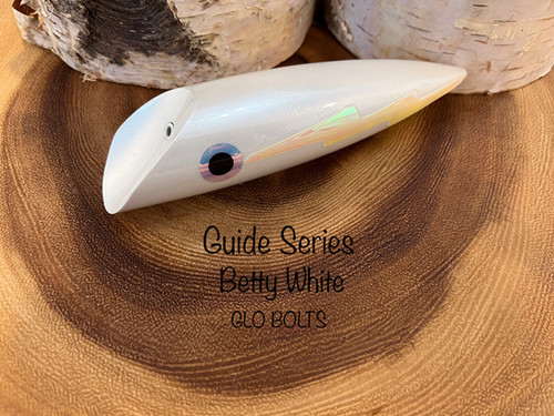 Guide Series Thru Line Betty White GLO BOLTS | Fishinator Lures