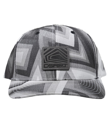 CORPORATE LOGO FULL-CAMO CURVED - GREYSCALE | DSRPT Camo