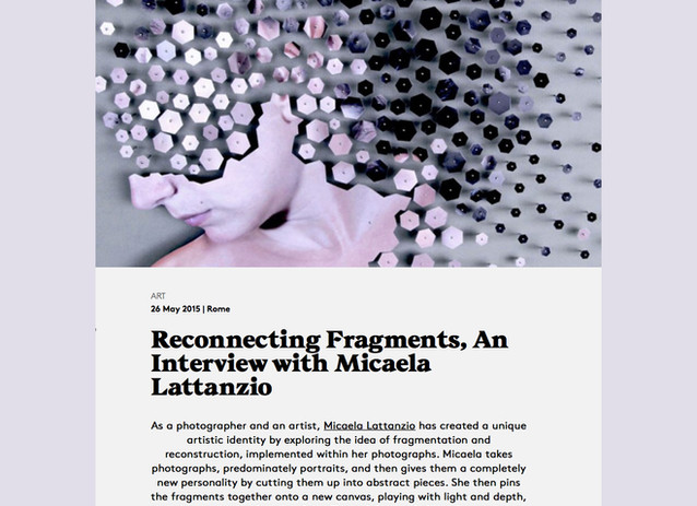 Press relase/Interviews | micaela lattanzio