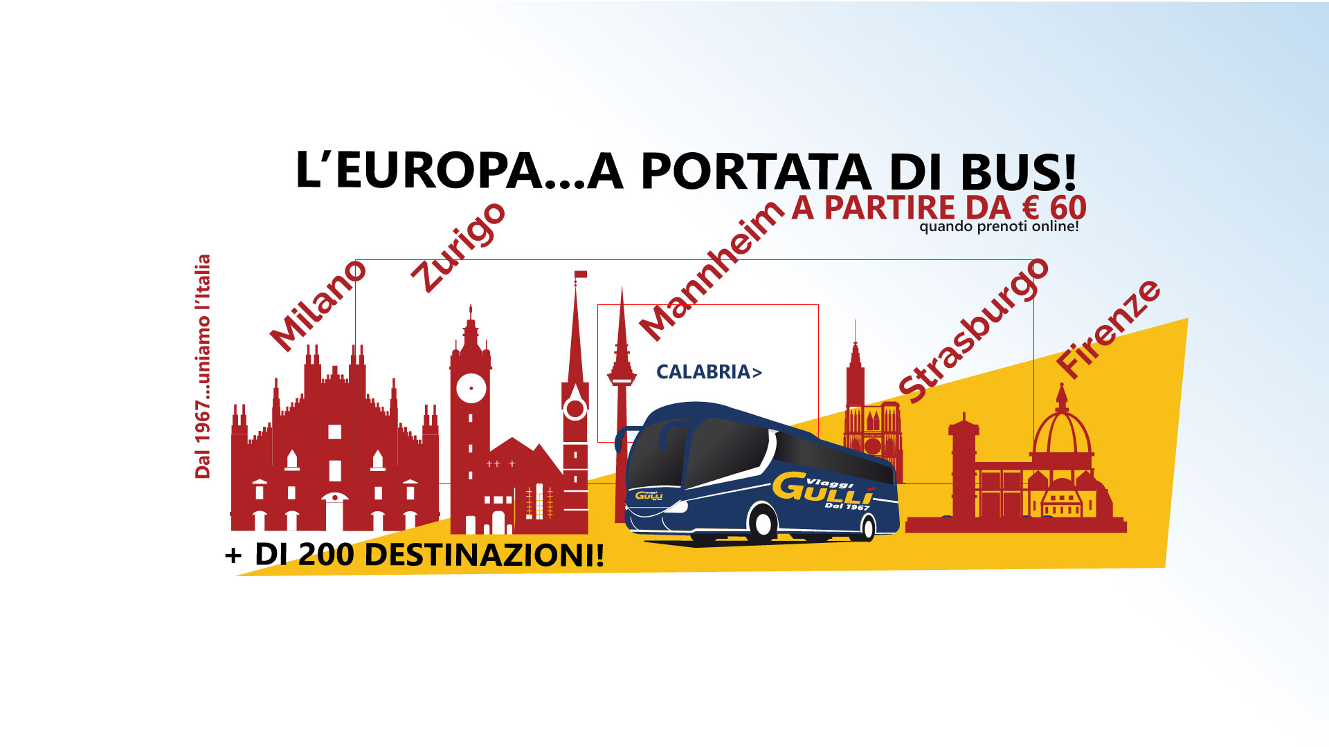 Viaggi Gullì, autobus di linea Italia-Svizzera-Germania-Chiaravalle