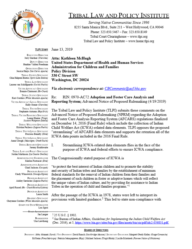 Tribal Law and Policy Institute