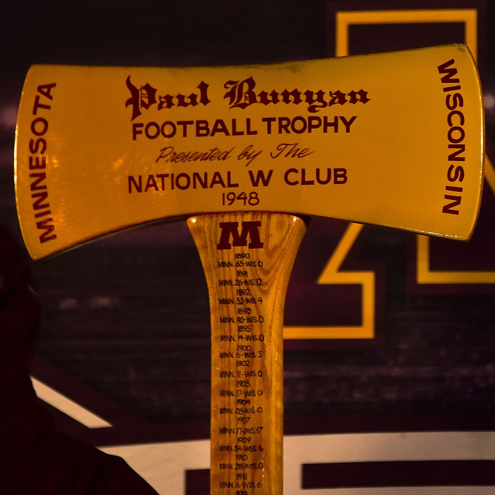 Traditions: Paul Bunyan's Axe - Wisconsin vs. MinnesotaSaturdaysFeedMySoul