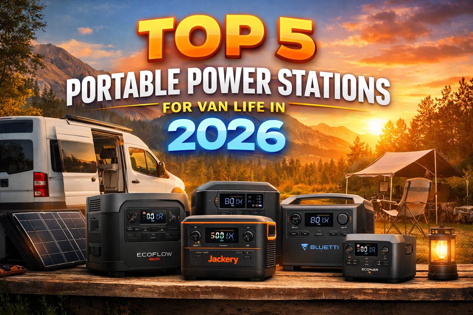 Top 5 Portable Power Stations for Van Life in 2026 (UK Buyer’s Guide)