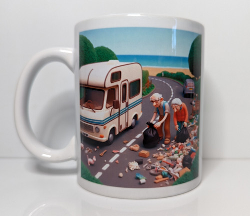 Potholes & Litter - Van Life Mug | VanLife.uk