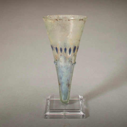 Roman Conical Glass Lamp
