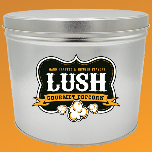 1 GALLON SINGLE FLAVOR TIN | LUSH POPCORN