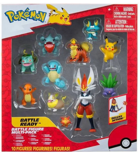 Pokemon Battle Figure 10 Pack - Collectible Proxy Figures | LCM Leisure Ltd