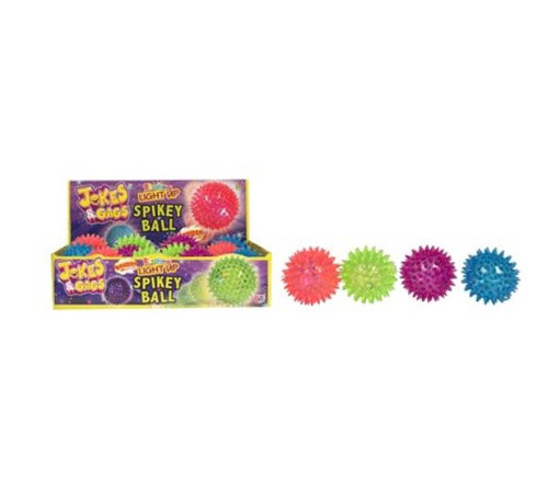 Jokes & Gags Flashing Spikey Bouncy Ball | LCM Leisure Ltd