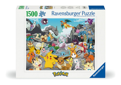Pokemon Classics 1500 Piece Jigsaw Puzzle | LCM Leisure Ltd
