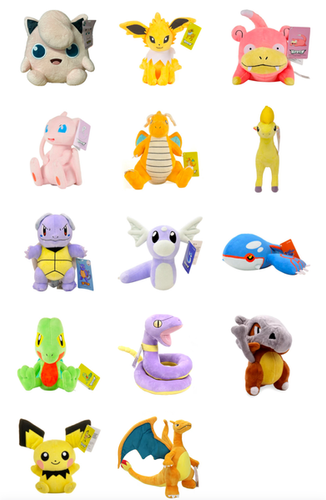 Pokémon Plush Soft Toys Genuine 10 Inch Pokémon Plush Toy | LCM Leisure Ltd
