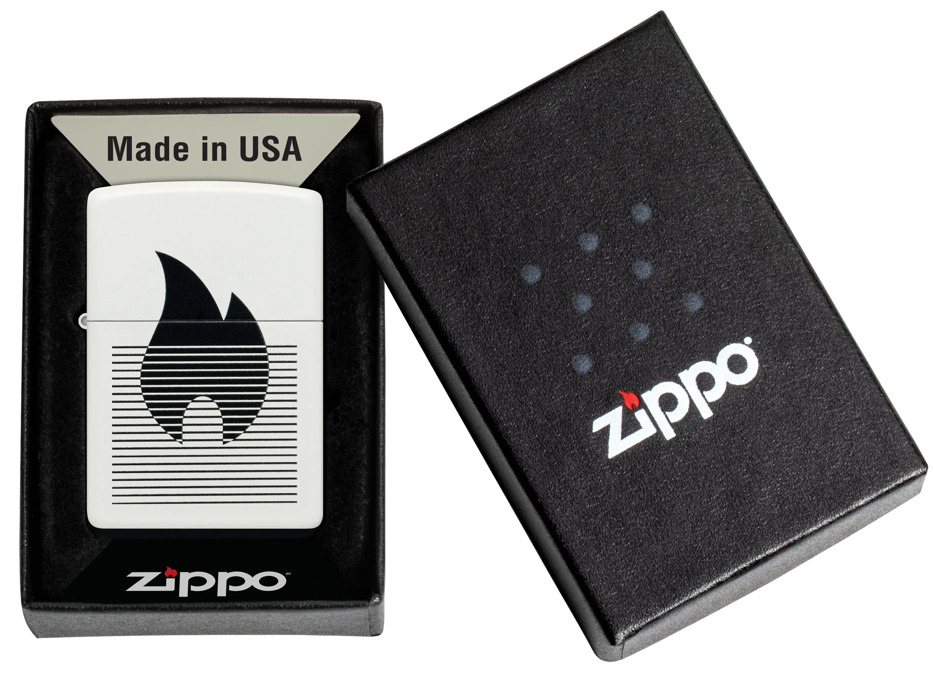 Zippo Regular Lined Flame Design Refillable Windproof Lighter | LCM ...