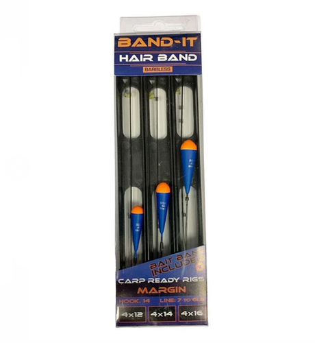 Band-It Hair Band Barbless Margin Pole Rigs | LCM Leisure Ltd