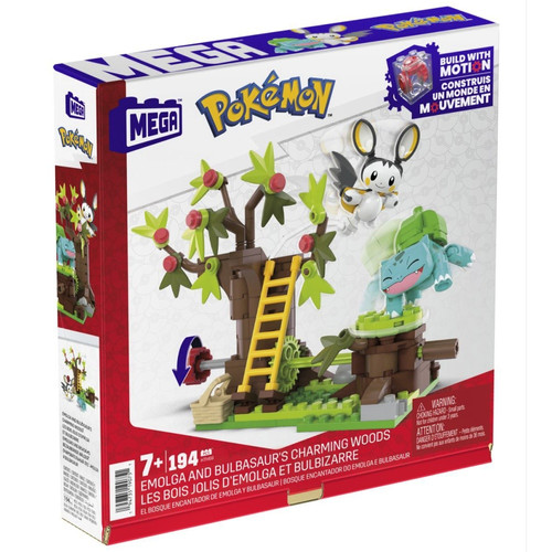 Mega Bloks Pokemon - Emolga and Bulbasaur CH Woods | LCM Leisure Ltd