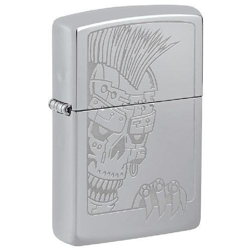 Zippo Regular Mohawk Skull Design Refillable Windproof Lighter | LCM ...