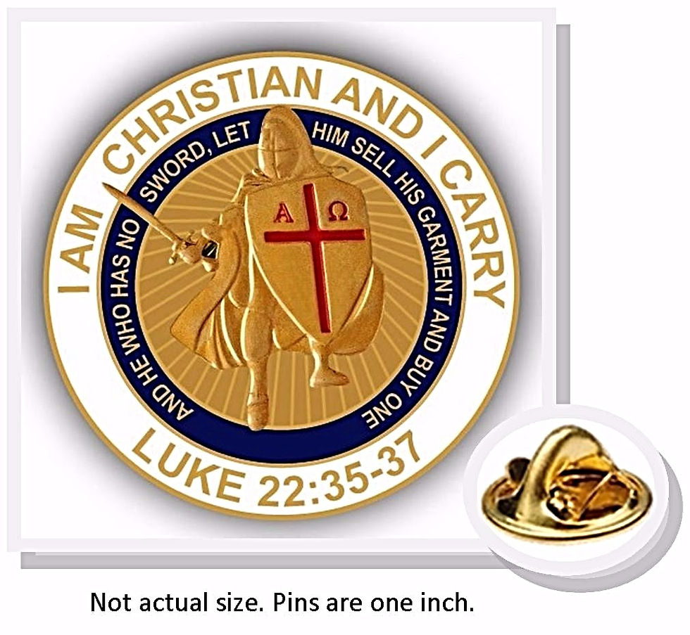 Christian Handgun Carry | United States | Christian Carry Pins