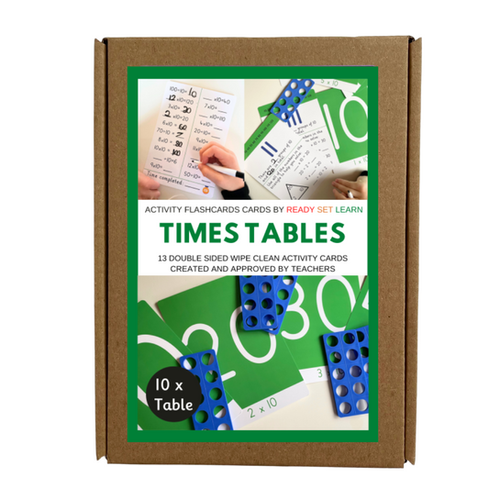 10 Times Table Activity Cards | Ready Set Learn