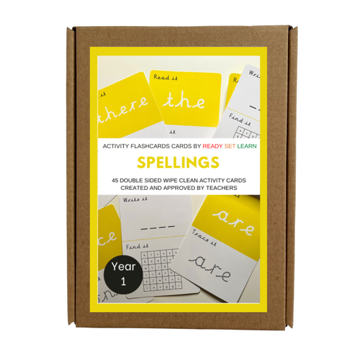 Year 1 Spelling Activity Cards | Ready Set Learn