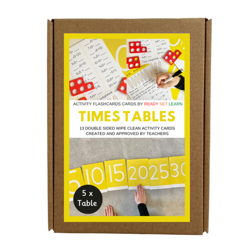 5 Times Table Activity Cards | Ready Set Learn