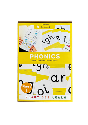 Pack 2 Phonics Activity Cards (Phase 3) | Ready Set Learn